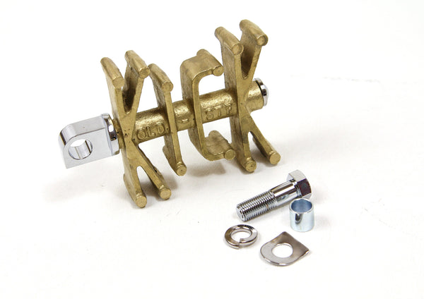 Old-Stf Kick Start Kicker Pedal Harley motorcycle - Brass